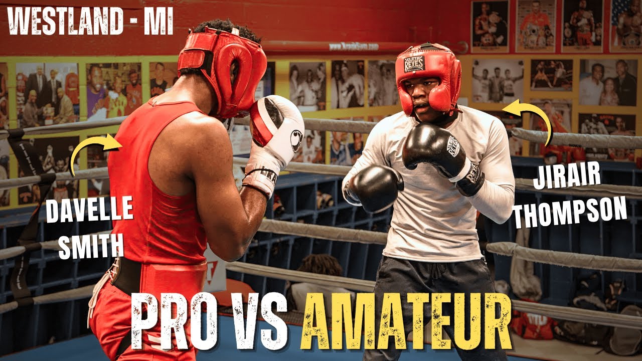 MIND BLOWING! Detroit's BEST 156 LB Boxer Spars With Technical PRO ...