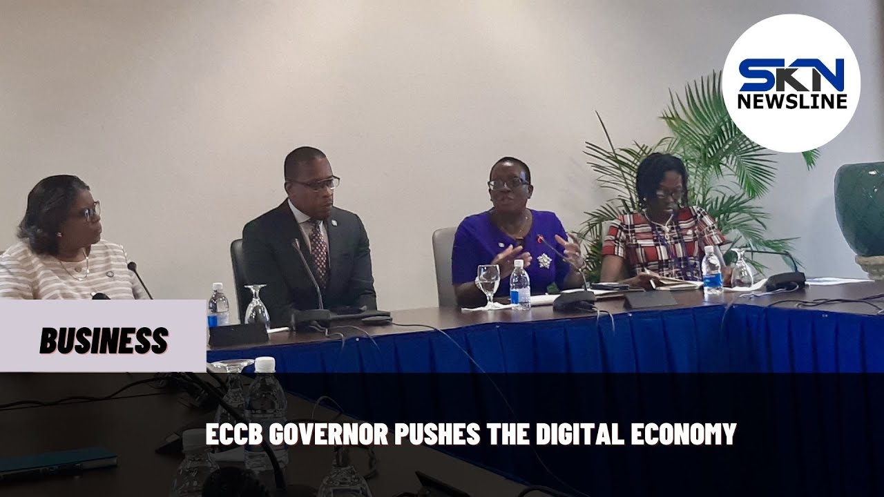 ECCB GOVERNOR PUSHES THE DIGITAL ECONOMY - YouTube