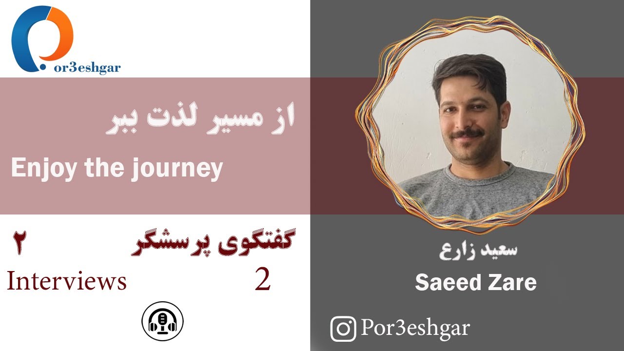 Por3eshgar Interviews - Episode 2 - Saeed Zare - YouTube