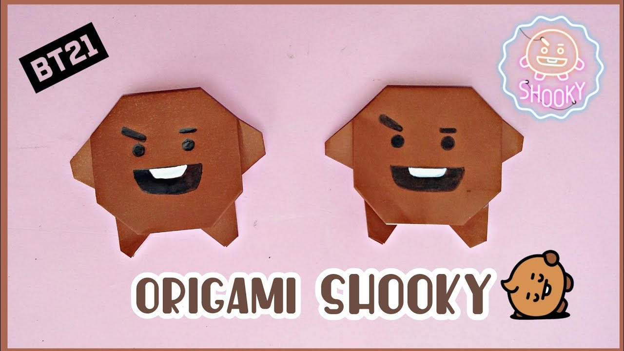 Origami SHOOKY BT21 - YouTube