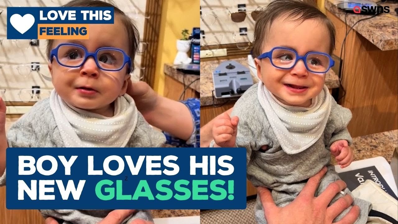 Boy's smile when he gets his new glasses will melt your heart 🥰 | LOVE ...