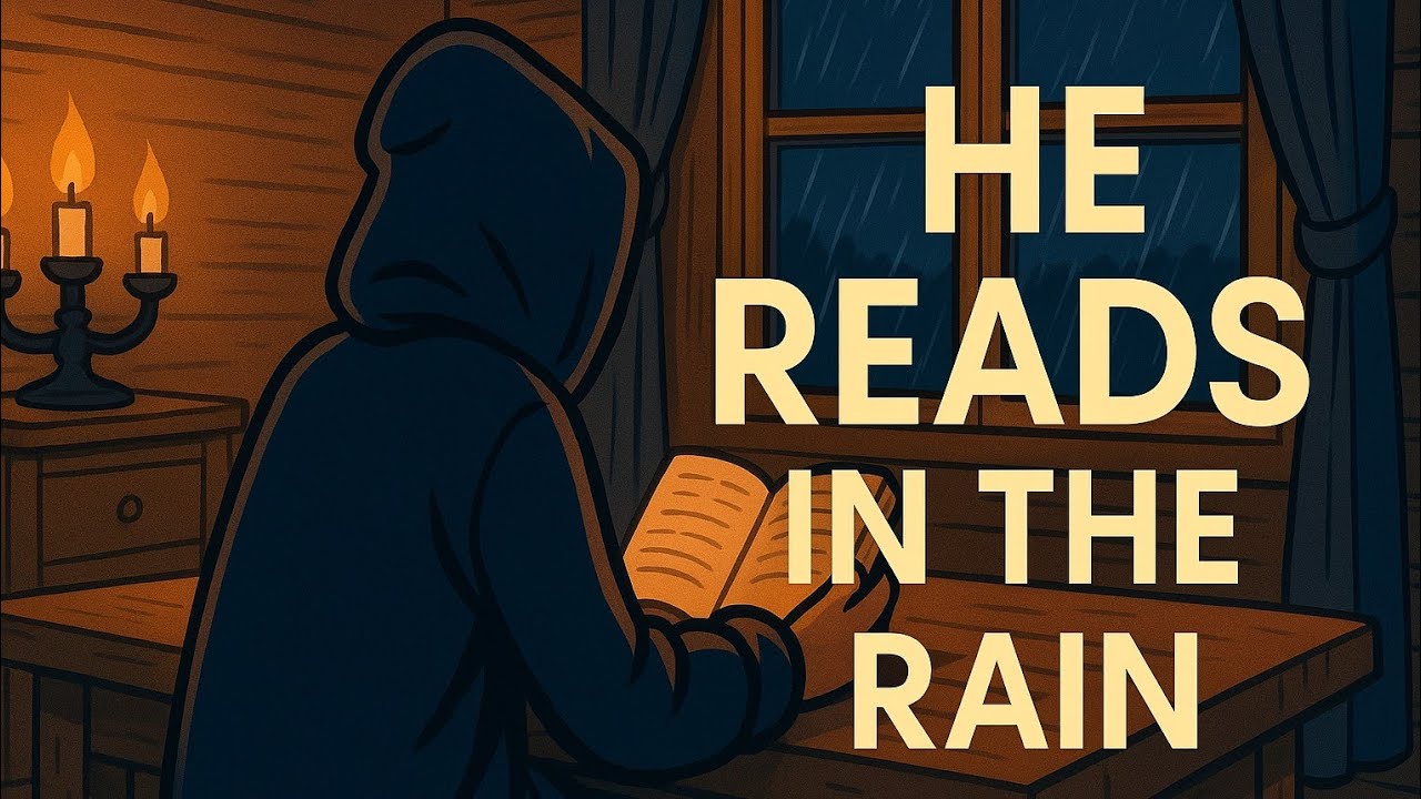 Rain Keeps Falling, and He Keeps Reading - YouTube