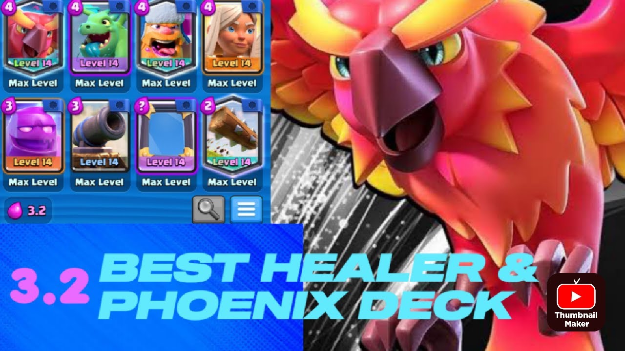 BEST HEALER & PHOENIX DECK 2023 || UNSTOPPABLE || GAMING WITH ME ...