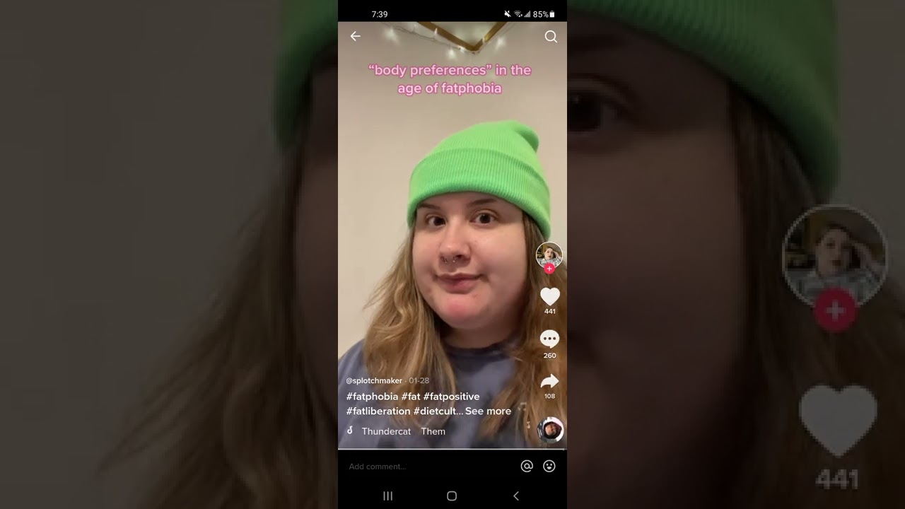 Tik Tok's Fat Acceptance...? - YouTube
