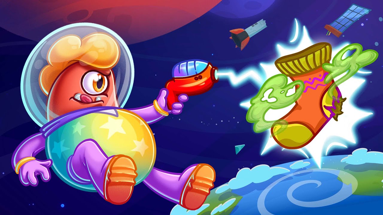 Space Debris Song 😆 | + More Best Kids Songs 🤩 Simple Nursery Rhymes by ...