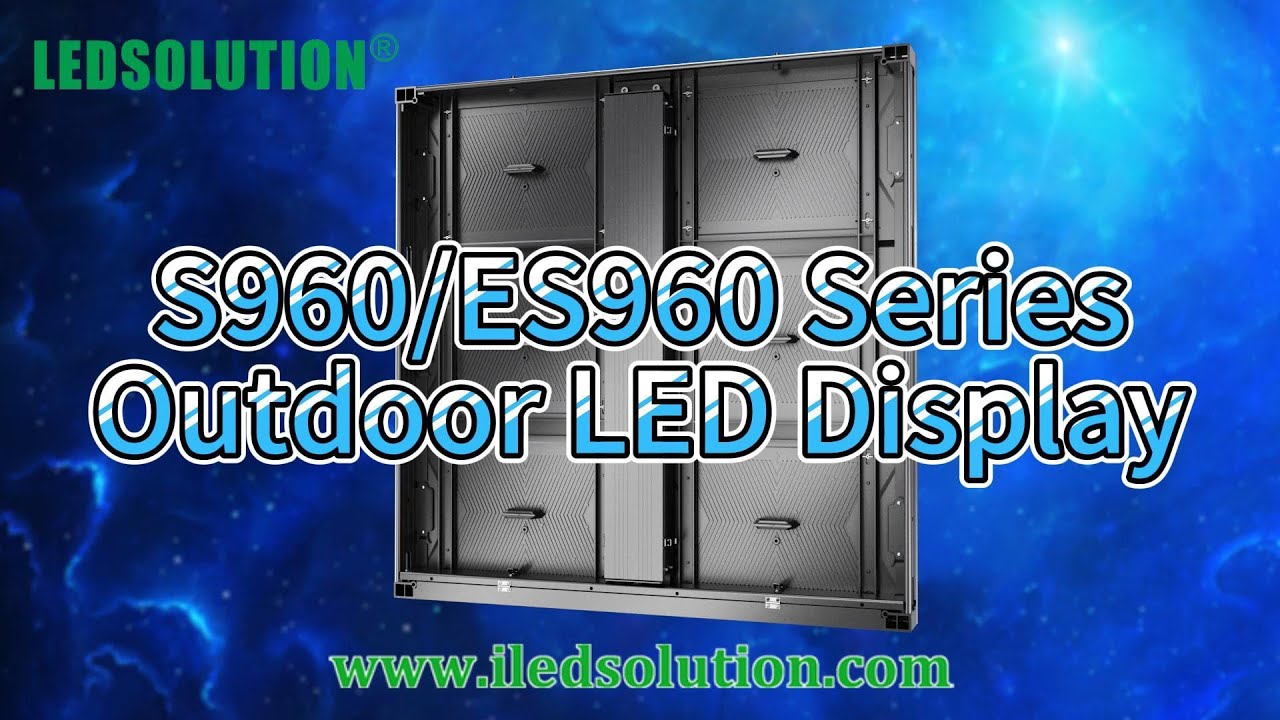 S960 & ES960 Outdoor LED Display Cabinet Video - YouTube