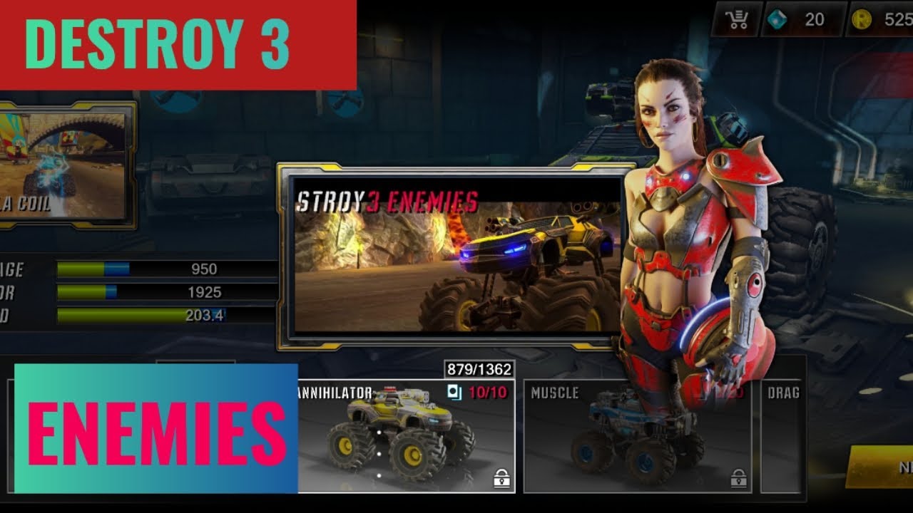 Android game destroy 3 enemies Rocket Arena multiplayer # game# play ...