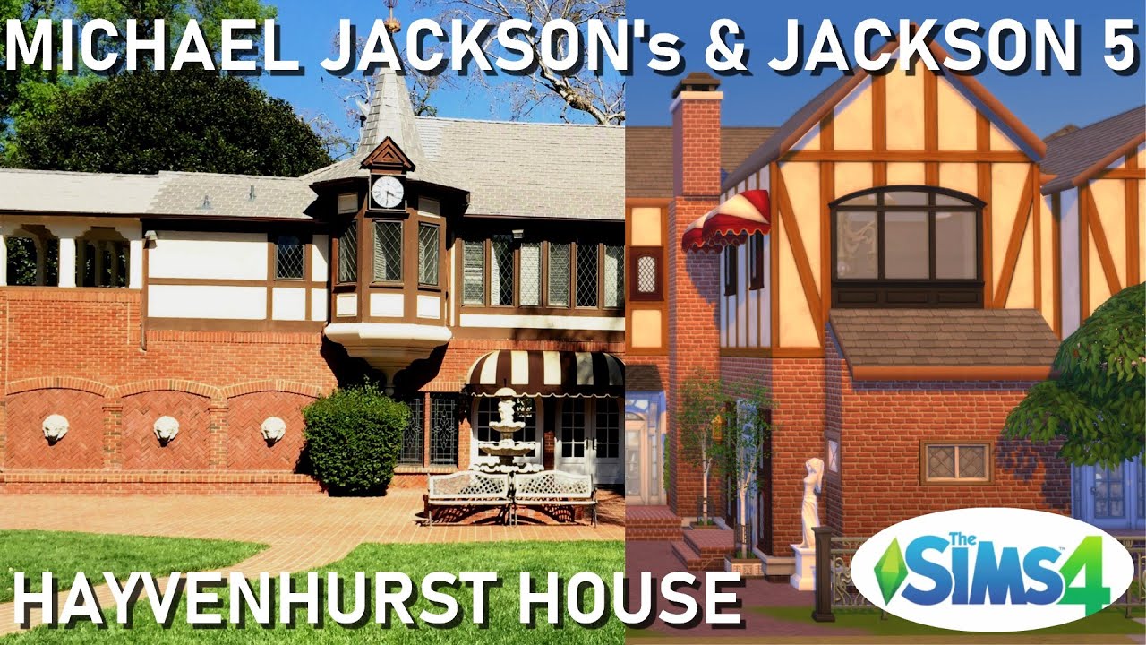 MICHAEL JACKSON & JACKSON 5 - HAYVENHURST House | Sims 4 SPEED BUILD ...