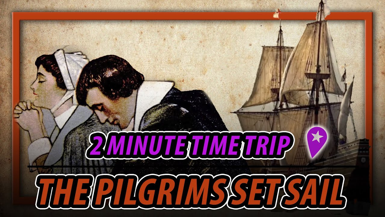 The Pilgrims Set Sail for America | Time Trip to September 16, 1620 ...
