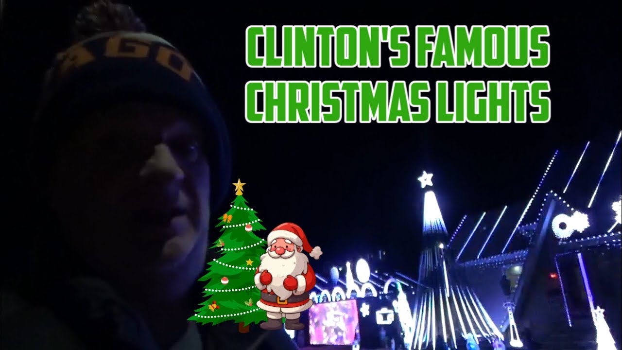Clinton's Famous Christmas Lights #3110 - YouTube