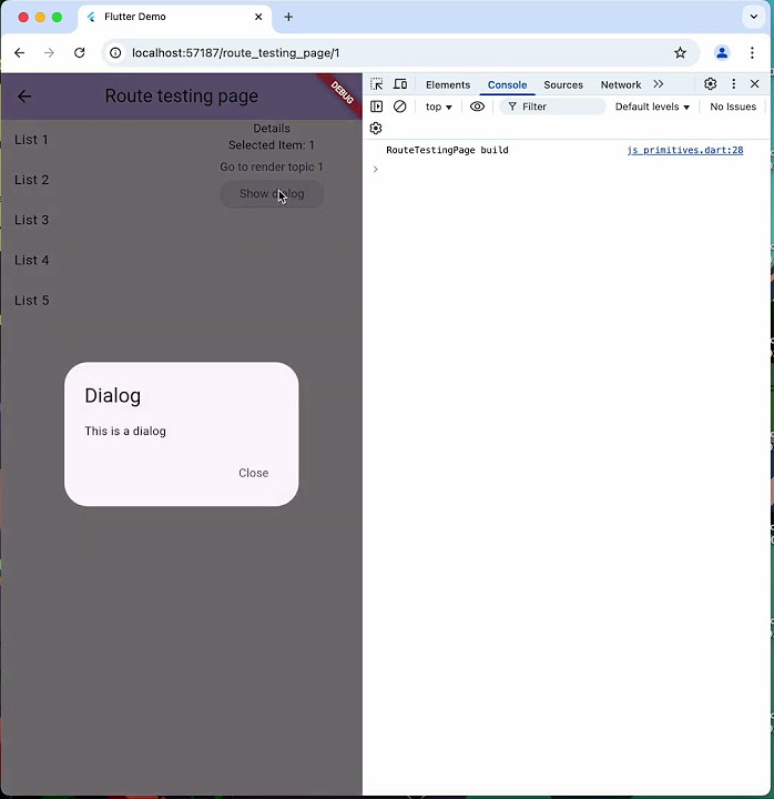The Flutter bug- opening dialog box reloads whole page - YouTube