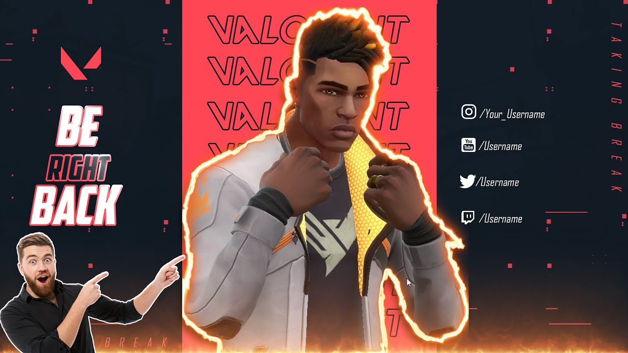 Free Valorant Stream Overlay Package | AE Template | PSD Template - YouTube