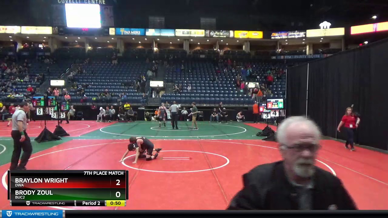 Brody Zoul Buc2 vs Braylon Wright Dwa 95lbs D3 7th Place - YouTube