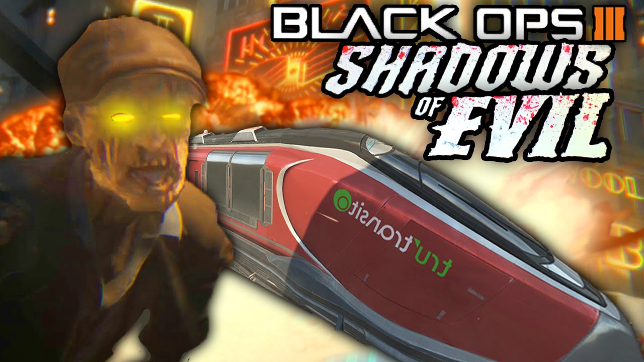 Black Ops 3 ZOMBIES - NEW Zombie TRAIN! "SHADOWS OF EVIL" Transport ...