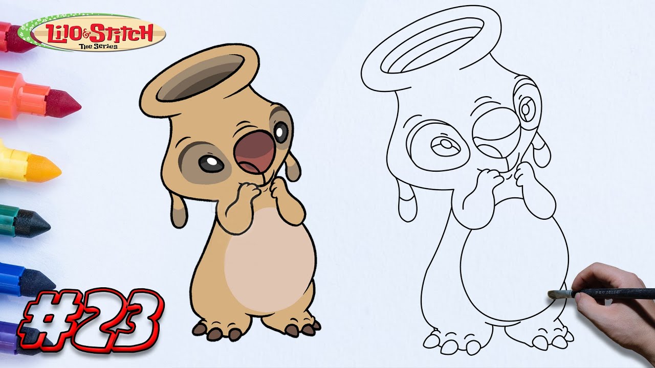 How To Draw Kernel | Lilo & Stitch - YouTube