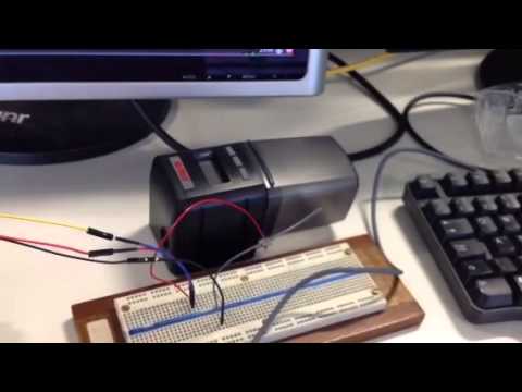 Raspberry Pi controls fish feeder using timer - YouTube