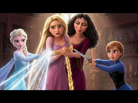 Will Elsa & Anna Be Able To Save Rapunzel? ❄️ Frozen x Tangled Disney Crossover Adventure Story Song