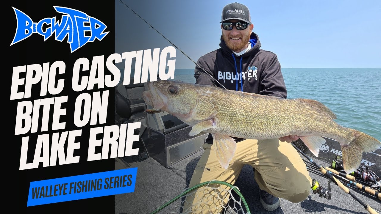 How to Cast for GIANT Lake Erie WALLEYE! - YouTube