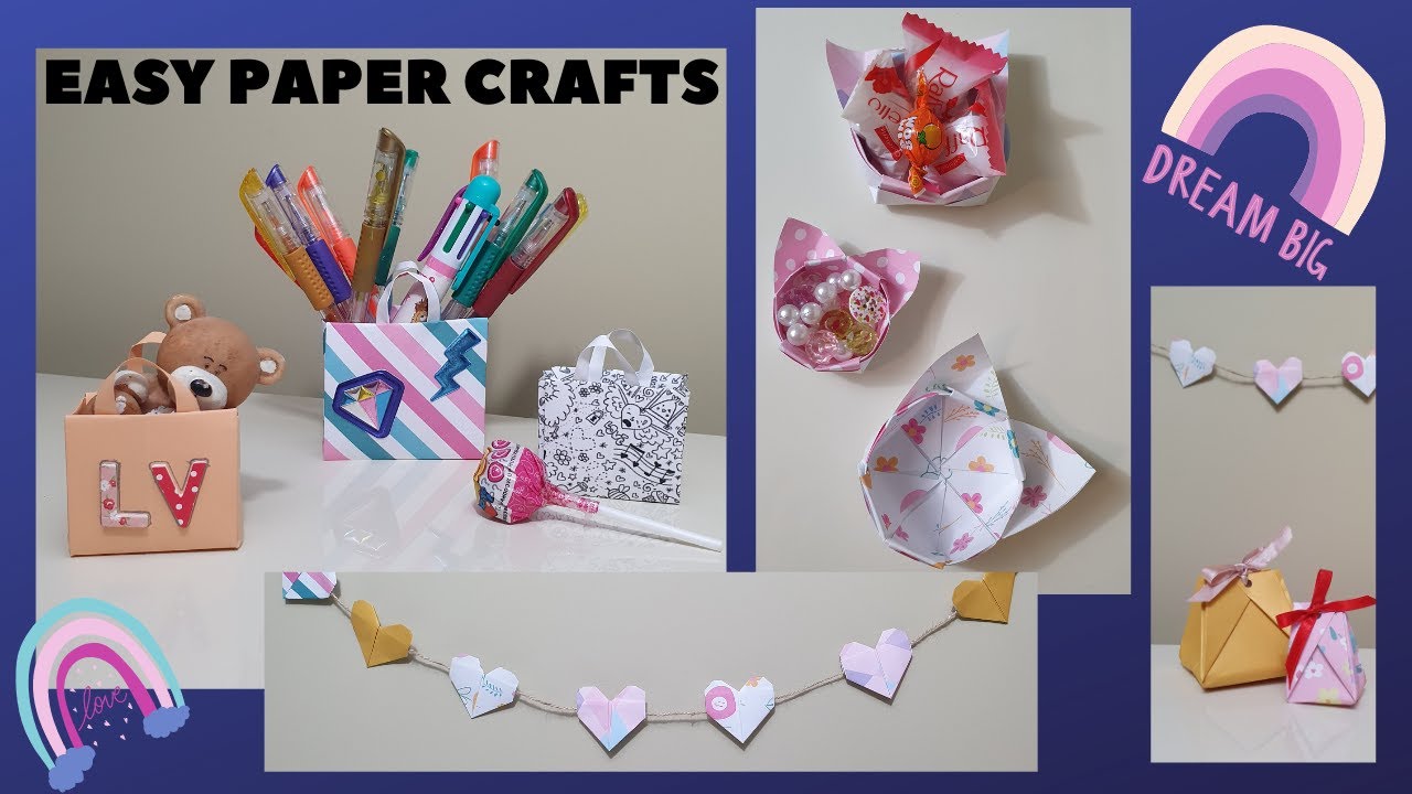 Easy Paper Crafts/ Paper Crafts Compilation/Origami Compilation - YouTube