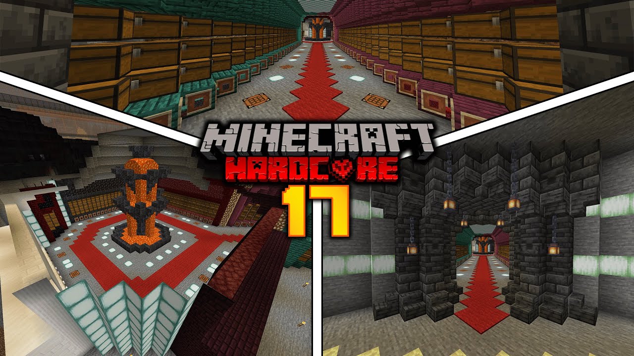 1 Milion items from the NETHER in Hardcore Minecraft (#17) - YouTube
