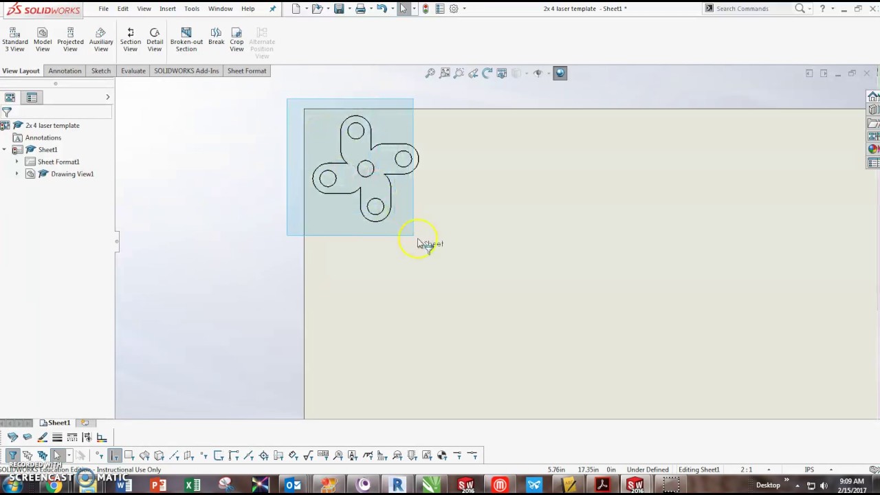 Using Solidworks to cut on Laser - YouTube