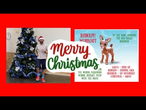 Rudolph the Red Nose Reindeer Workout - Christmas Workout - Rudolph the ...