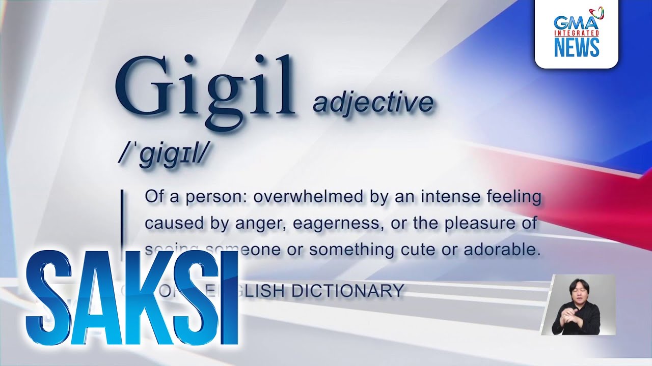 Salitang "gigil," isinama sa Oxford English Dictionary | Saksi - YouTube