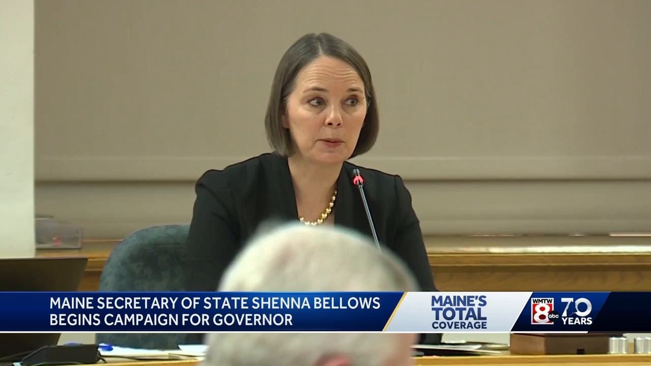 Shenna Bellows announces run for governor - YouTube