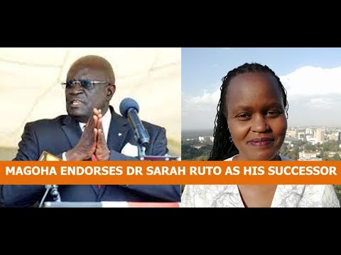 CS MOGOHA endorses Dr Sarah RUTO || Goes BACK to University of Nairobi ...
