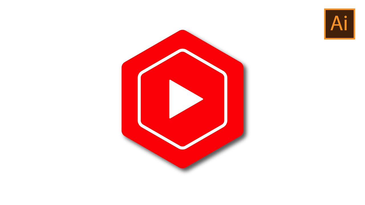 How To Make YouTube Studio Logo In || Adobe Illustrator - YouTube