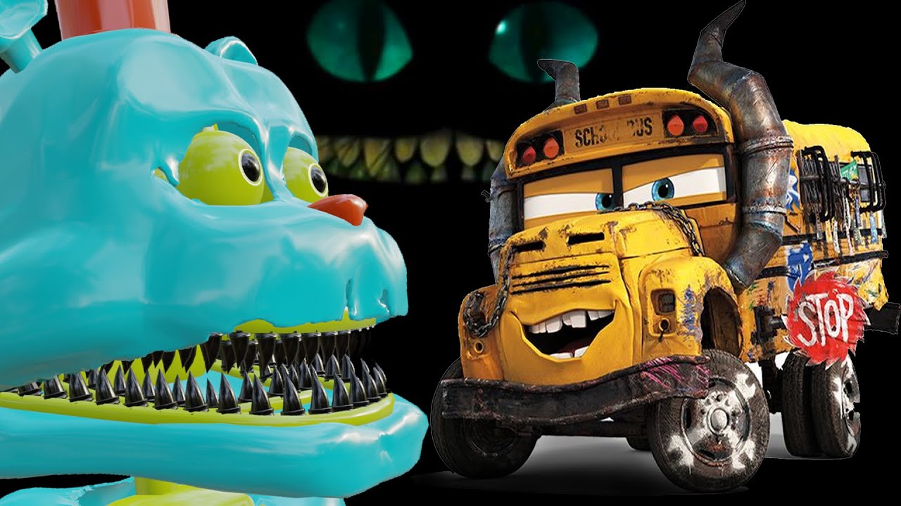 Cars Vs Mini Freddy Fnaf Animatronic - BeamNG DRIVE - YouTube