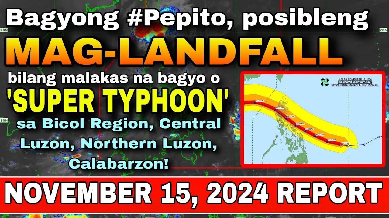 BAGYONG PEPITO, NAGBABANTA NA RIN SA BANSA! 😱⚠️ | WEATHER UPDATE TODAY ...