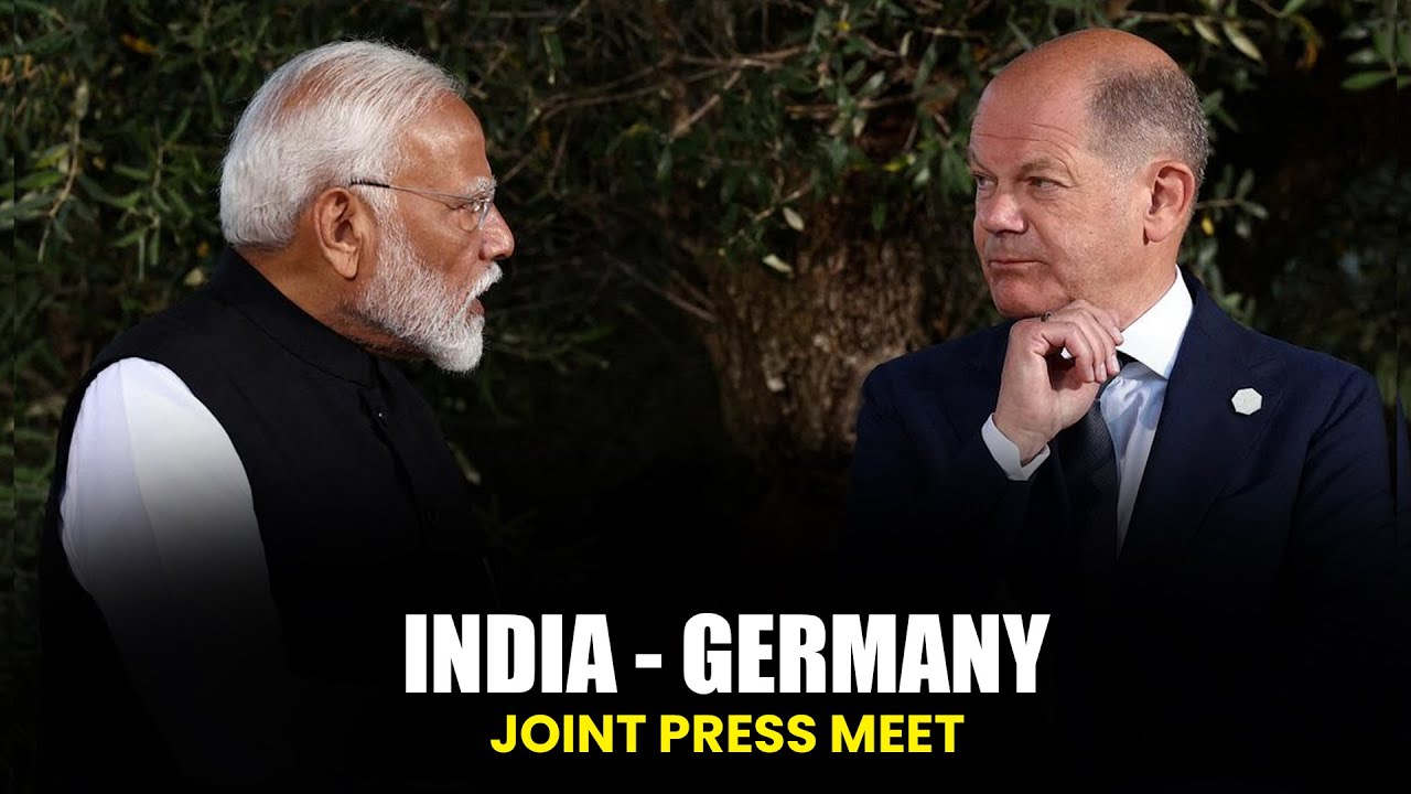 LIVE: PM Shri Narendra Modi and German Chancellor Olaf Scholz attend ...