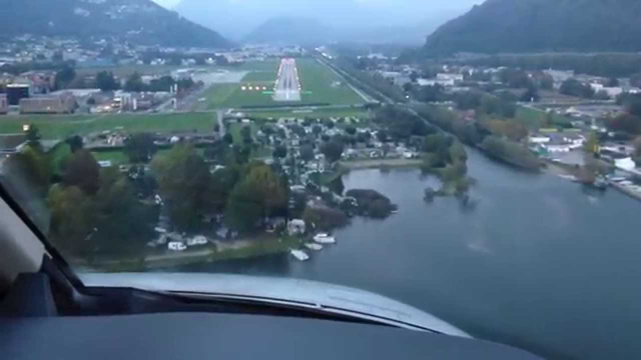 HowTo: LOC01 Approach Lugano (LSZA) with visual final - CJ4|Tutorial ...