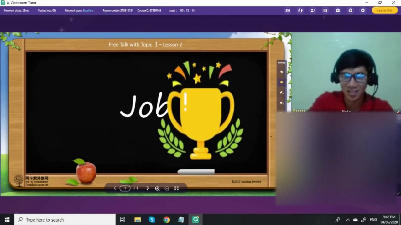 ACADSOC - Actual Lesson With An Adult Student (ACADSOC) [ESL 2020 ...