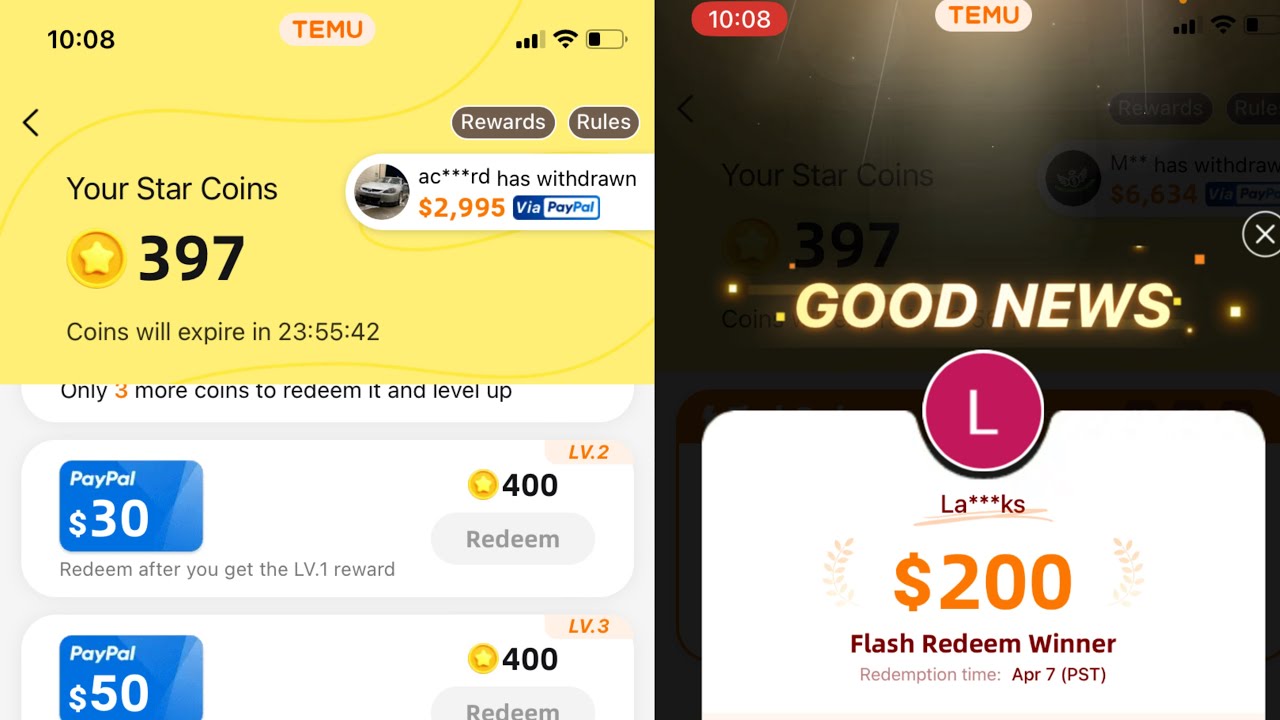 TRY this Temu Method To Get Unlimited Spins & Coins! - YouTube