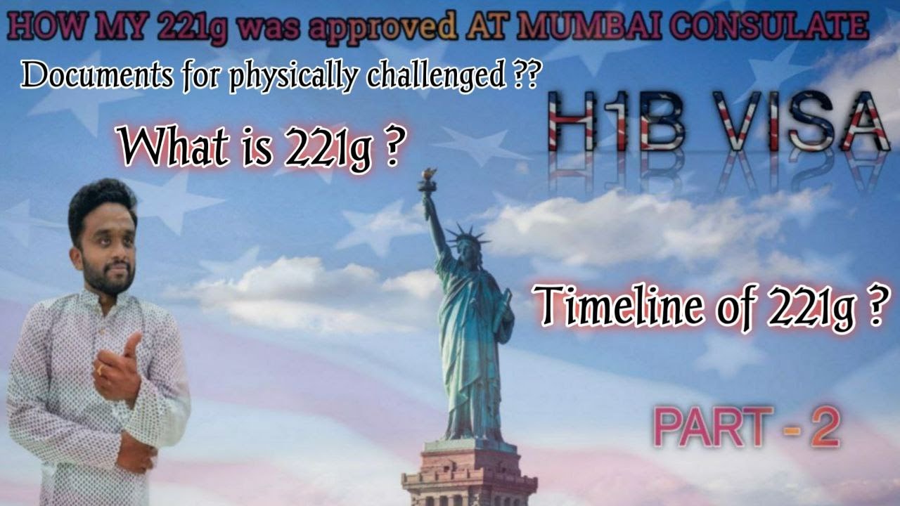 US 🇺🇸 VISA H1B PART2 INTERIVEW PROCESS | 221G QUERY | DIFFERENTLY ABLED ...