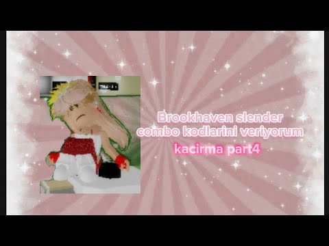 Brookhaven slender combo kodlarini veriyorum kaçirmayin istiyordunuz🌸💖 ve part4 #keşfetbeniöneçıkar 