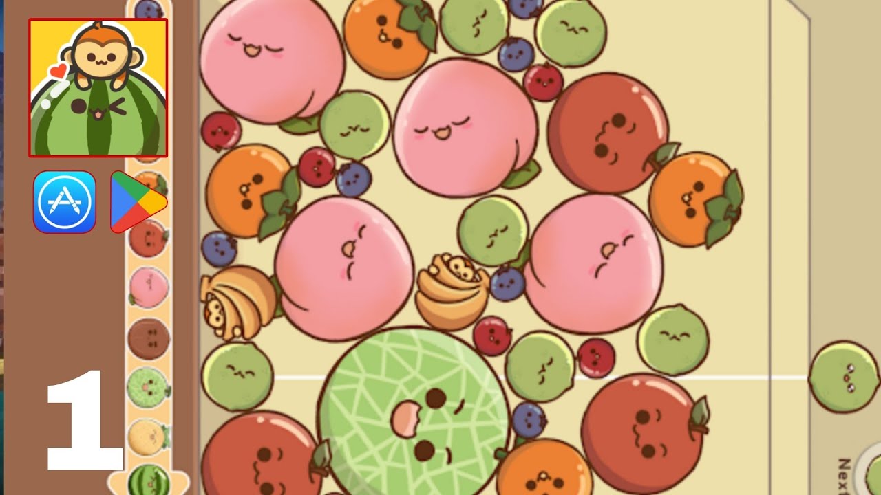 Watermelon Game | Gameplay on IOS / ANDROID #1 - YouTube