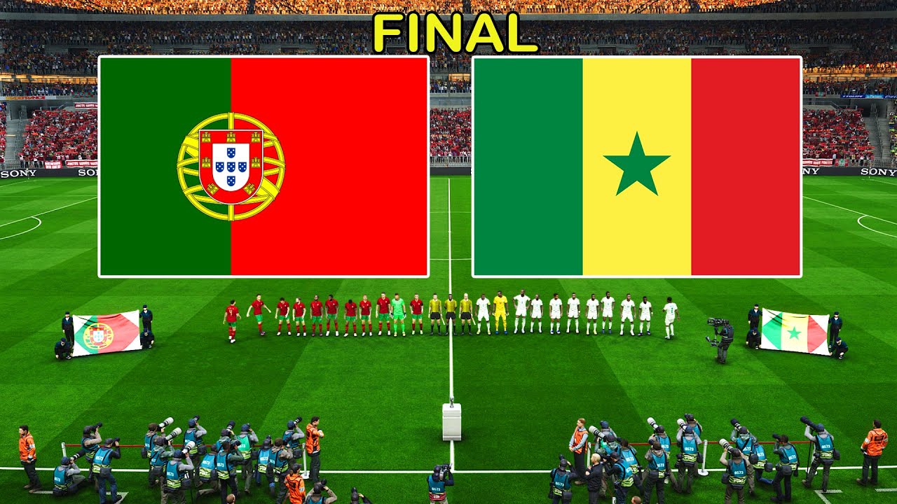 PORTUGAL vs SENEGAL | Final FIFA World Cup 2022 | RONALDO vs MANE | PES ...