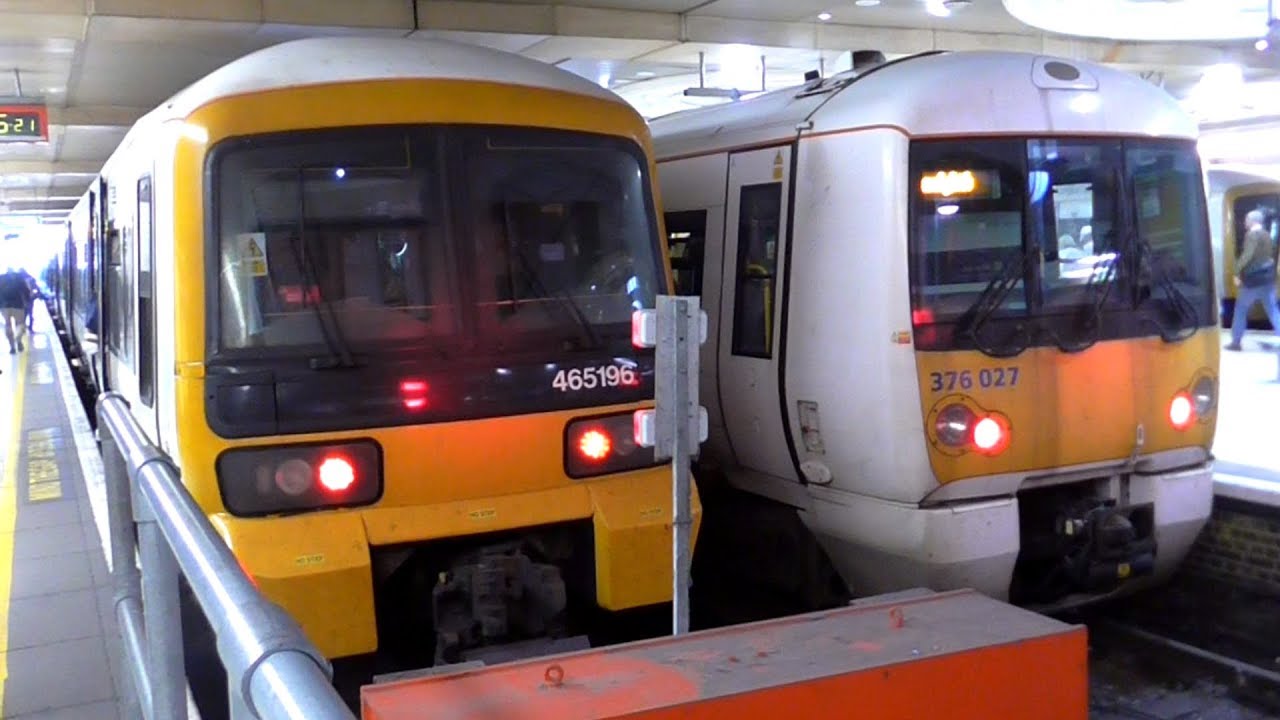 Southeastern Class 465 Networker Ride: Gillingham (Kent) to London ...