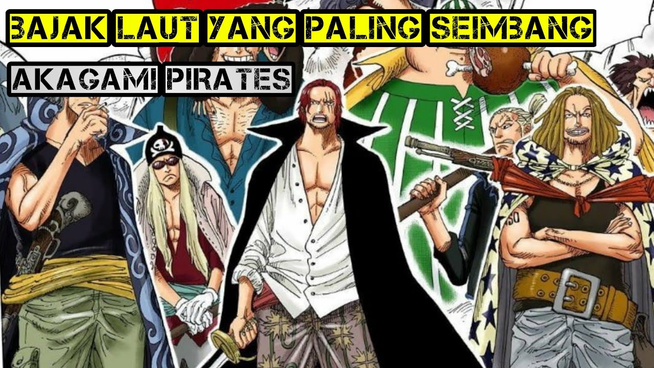 10 Anggota Kru Bajak Laut Akagami [ ONE PIECE ] - YouTube