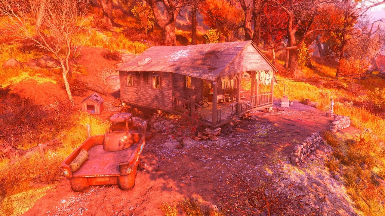 Fallout 76 Surveyal Project 32 - Forest 20 - Isolated Cabin - YouTube