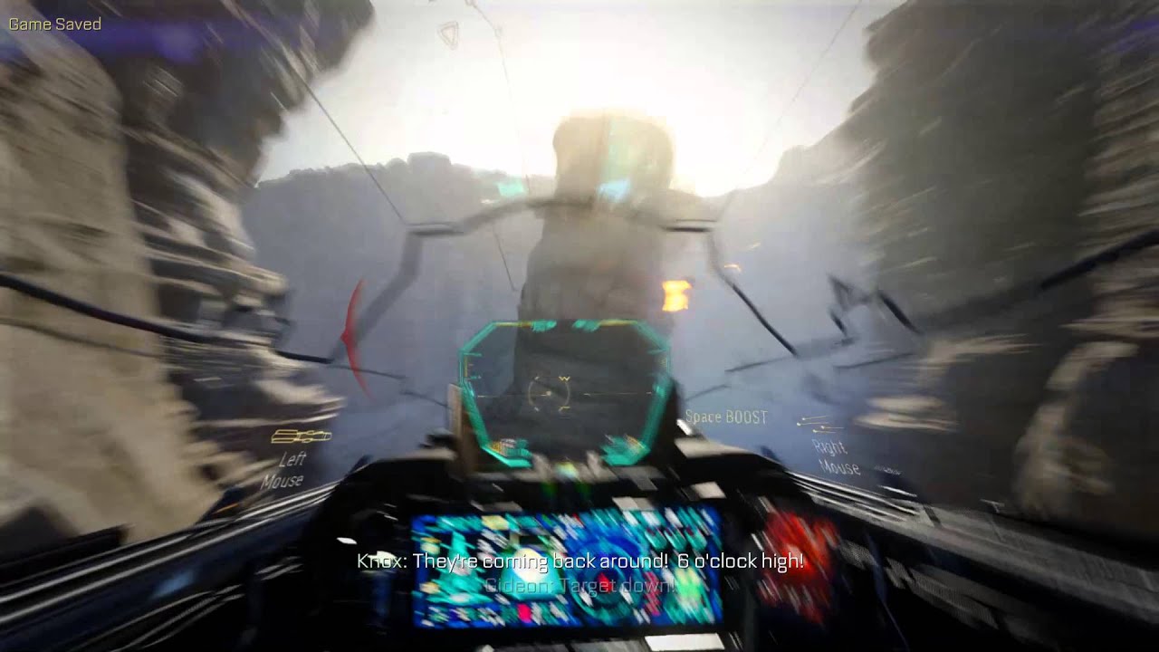 Call of Duty Advanced Warfare flight with airplane walkthrough - YouTube