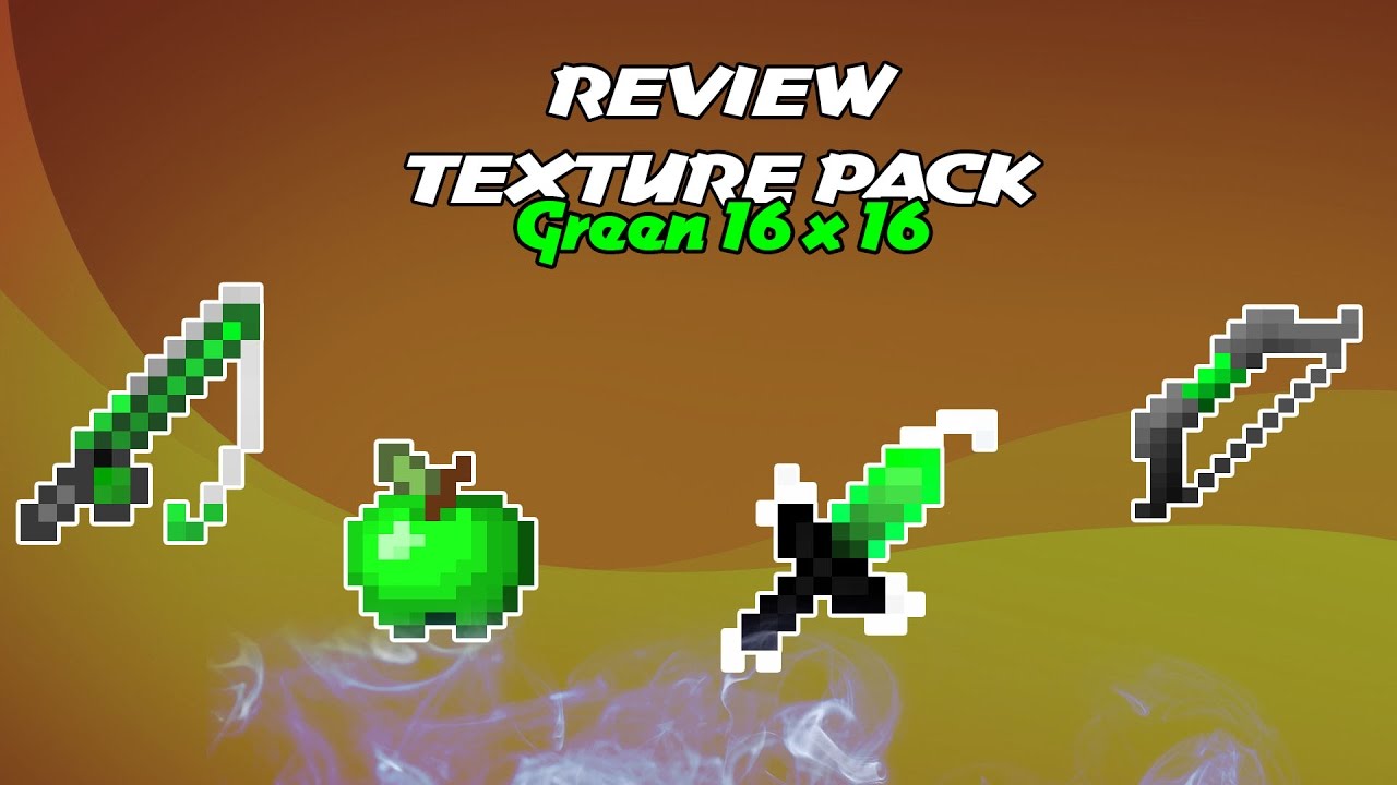 Review 16x16 Green PvP Texture Pack l Minecraft - YouTube