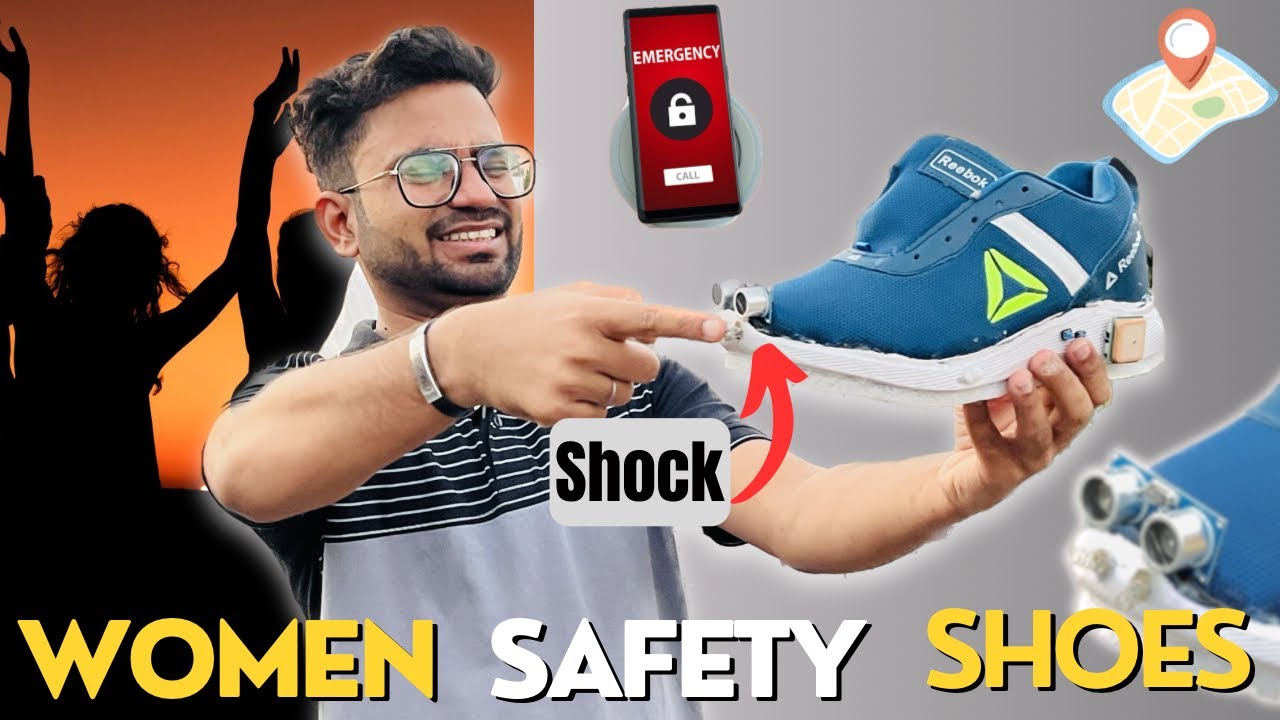 How to make women safety shoes at home | Electic shock shoes ...