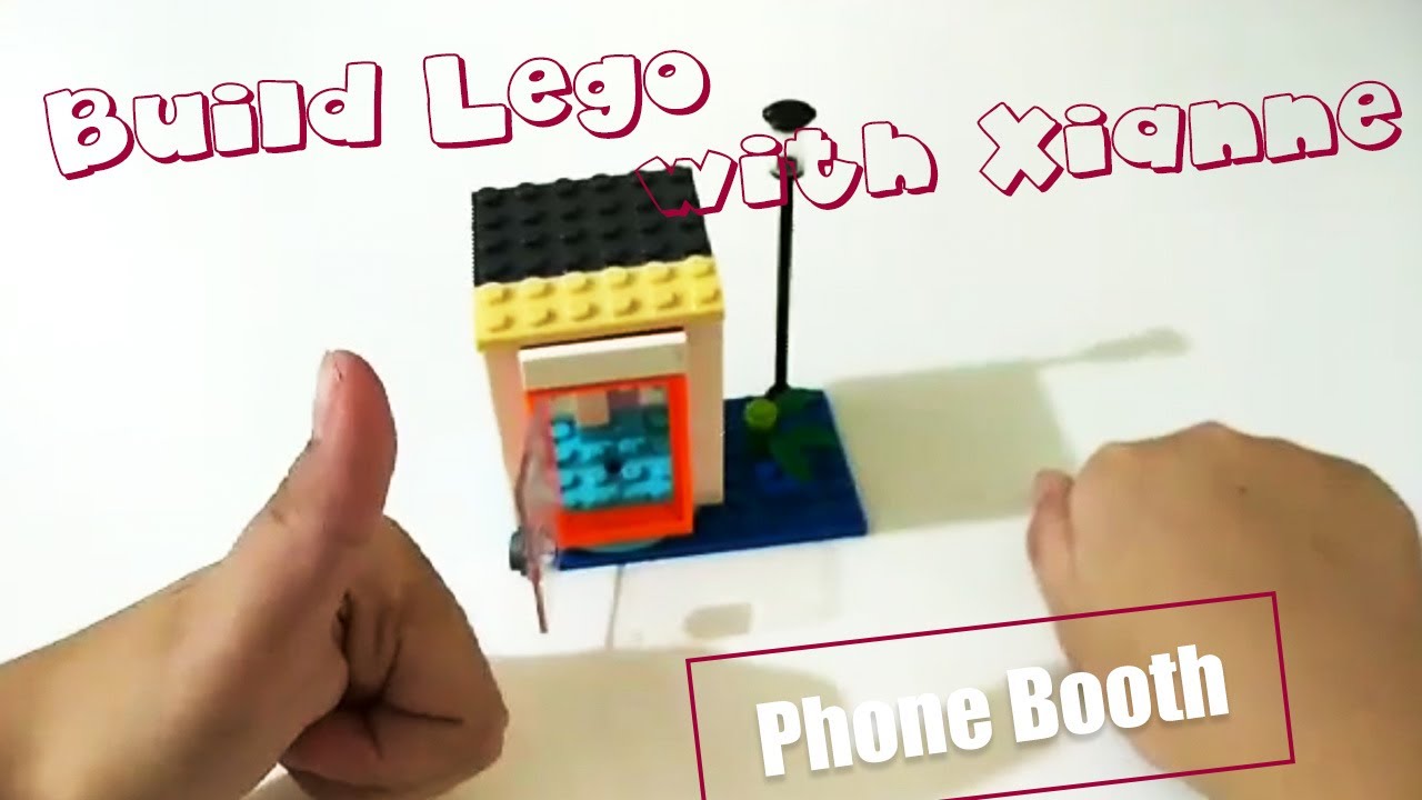 How to build easy Lego MOC Phone Booth / XianneTV: Build Lego with ...