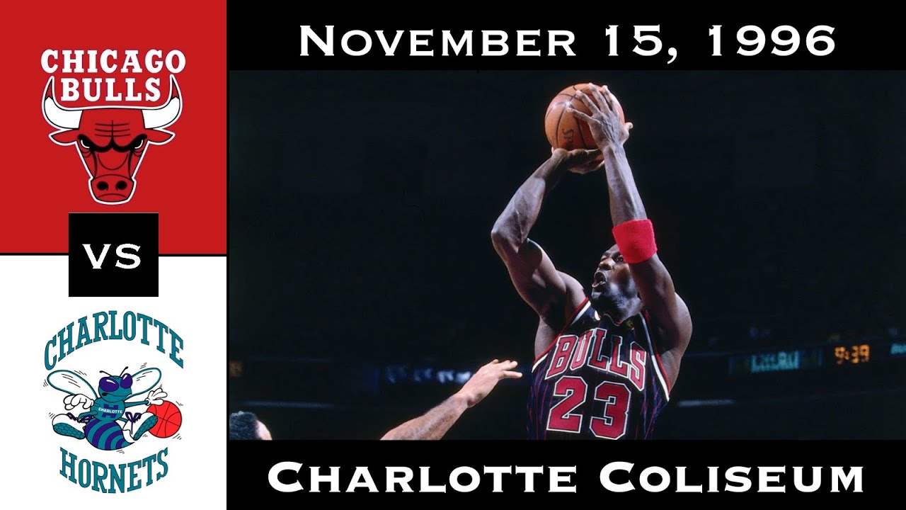 Full Game: The Space Jam Premiere | Michael Jordan vs Hornets (November ...