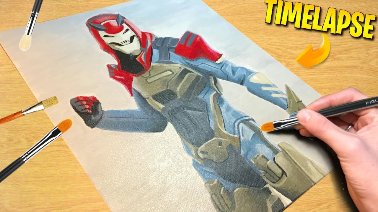 Fortnite Painting: VENDETTA skin Timelapse - YouTube
