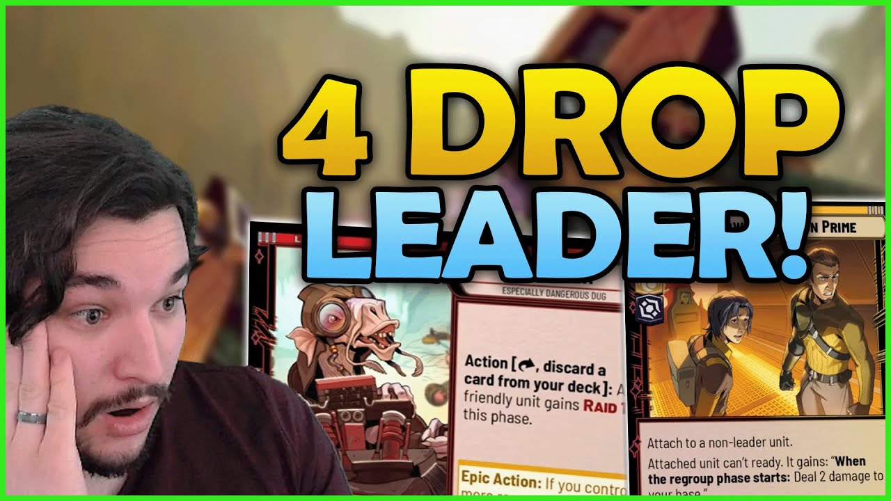 FIRST 4 DROP LEADER! FINAL RARE BASE! | Star Wars Unlimited - YouTube